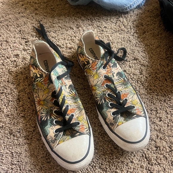 Converse | Shoes | Converse Floral Sneakers | Poshmark
